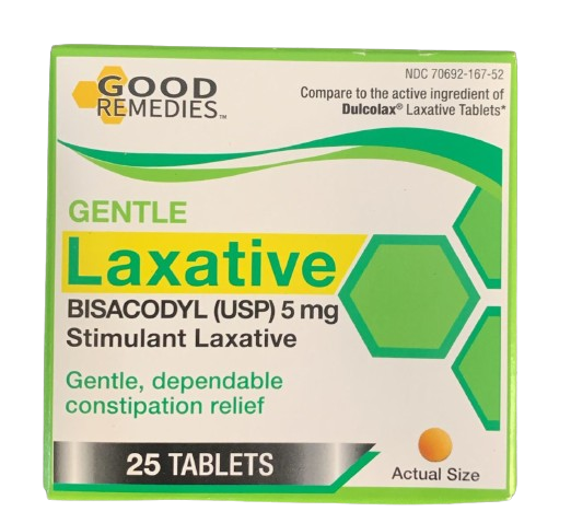 Good Remedies - Gentle Laxative - 5mg - 25 Tablets | Kemenani